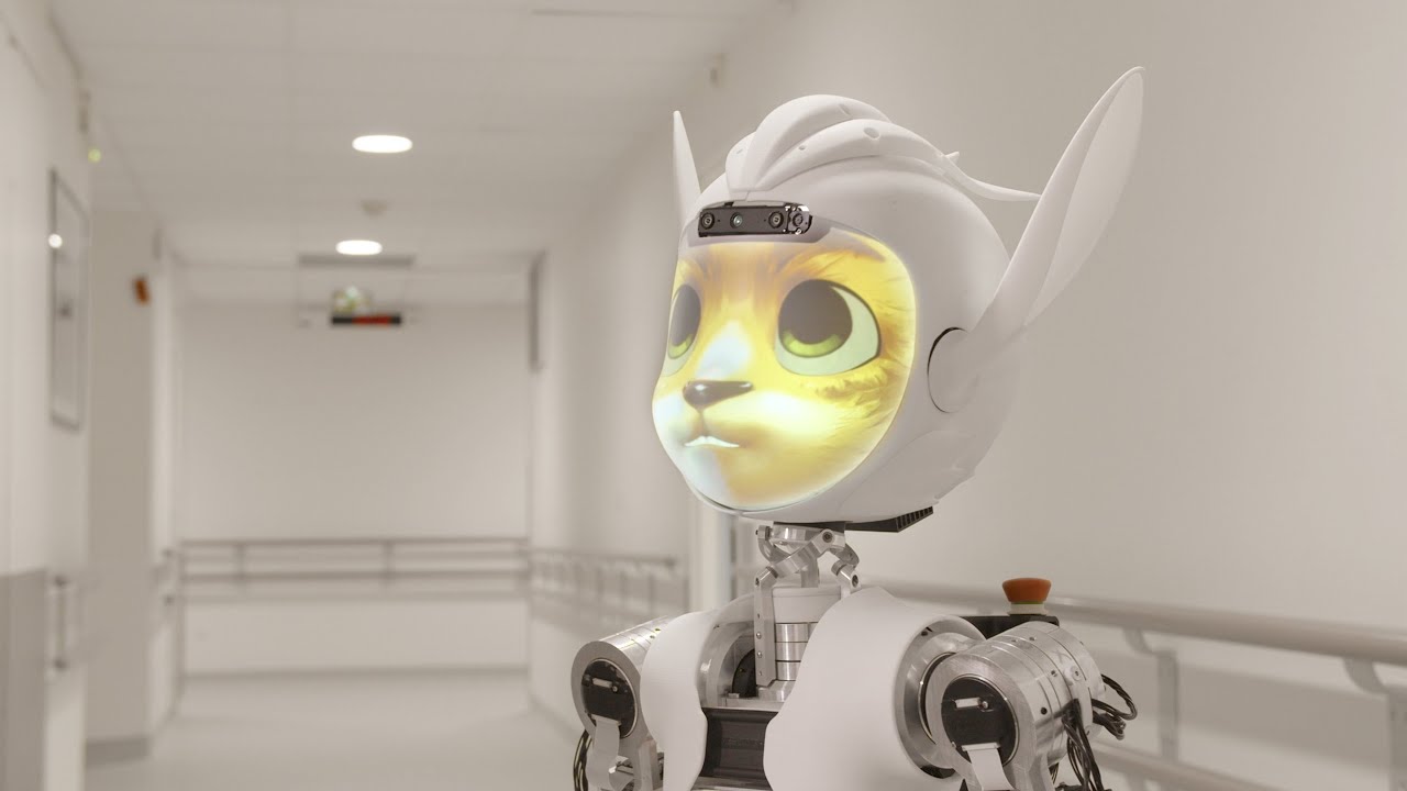 Miroki, le petit robot Enchanted Tools, fait ses premiers pas à l'hôpital